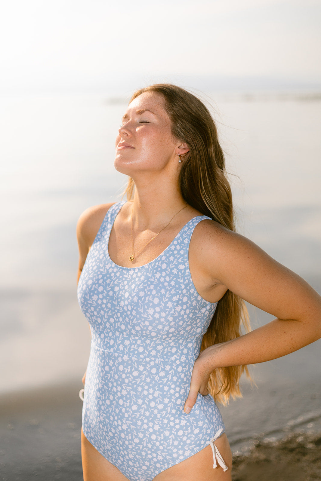 Modest One Piece Swimsuits Women's Full Coverage Swimwear – Maeflower Swim